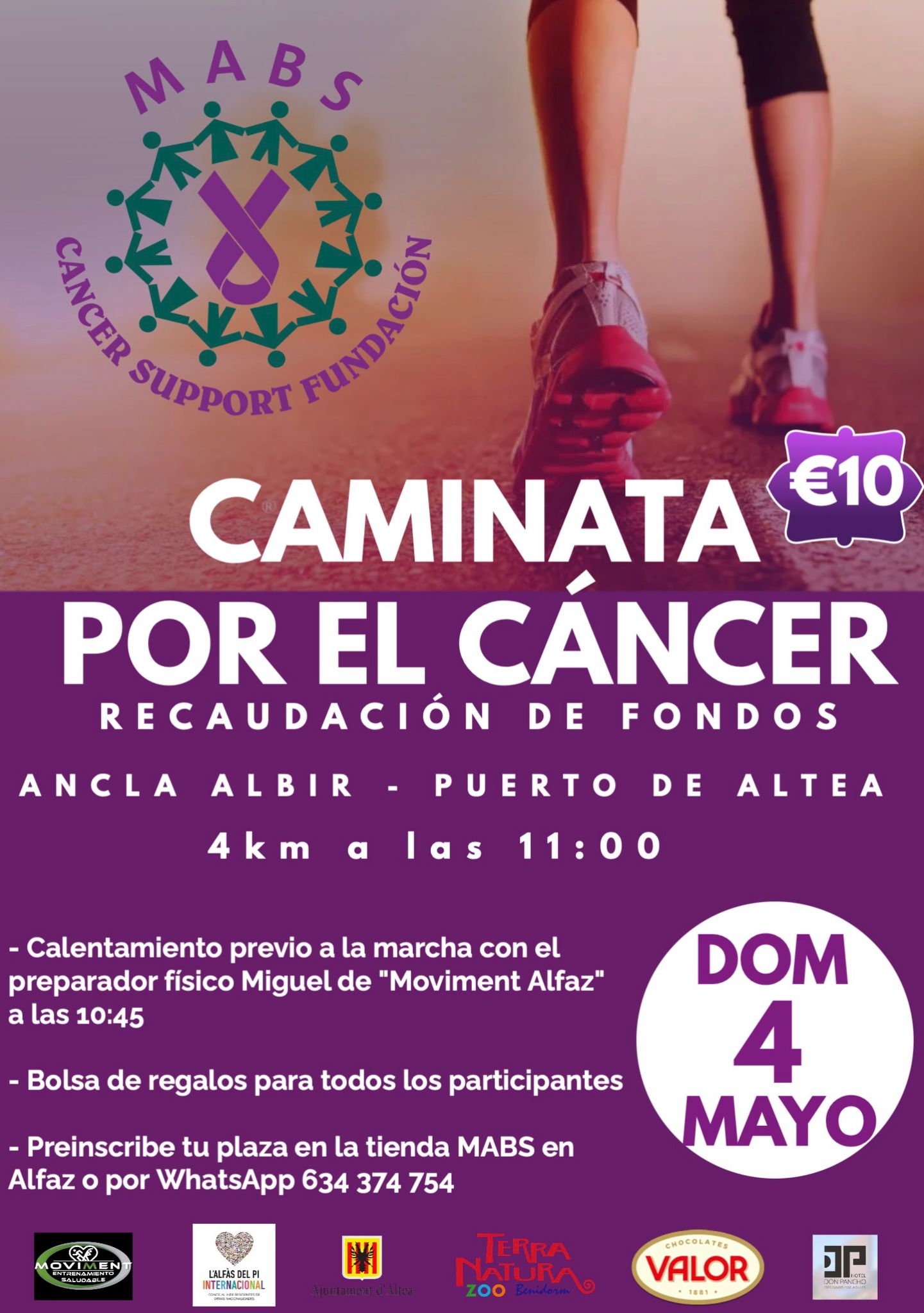 Este domingo la Fundación MABS organiza una caminata solidaria para ...