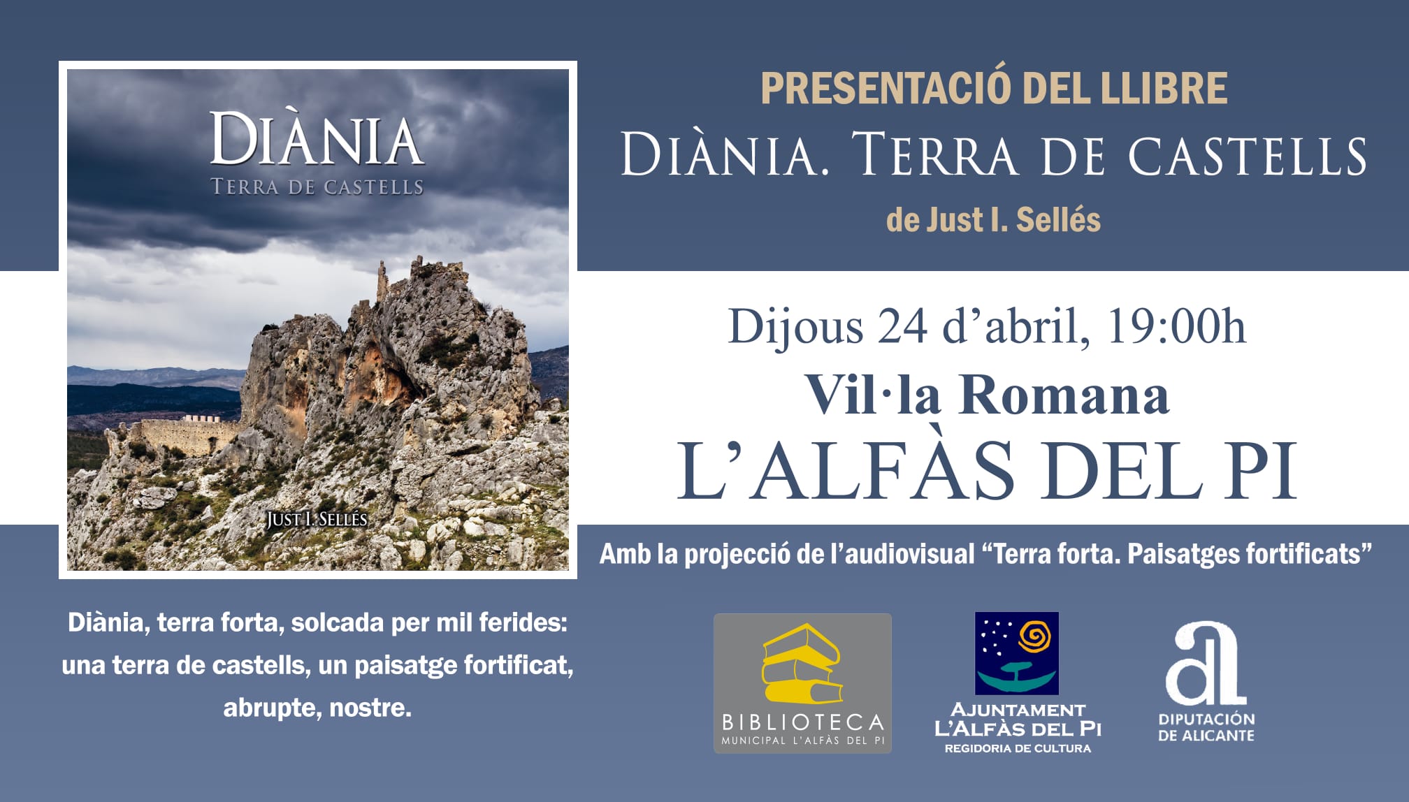 Just I. Sellés presenta mañana en la Villa Romana su libro ‘Diània ...